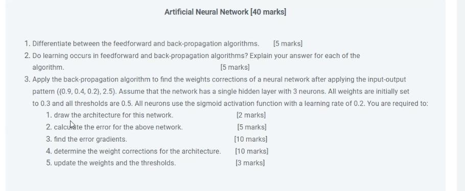 Solved 1. Differentiate between the feedforward and | Chegg.com