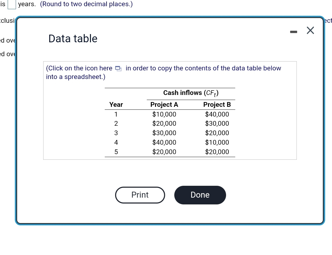 Solved the company, has set a maximum payback period of 4 | Chegg.com