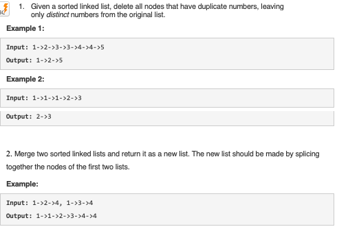 1. Given a sorted linked list, delete all nodes that | Chegg.com