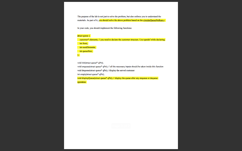 University of Central Florida COP 3502C Lab 4 This | Chegg.com