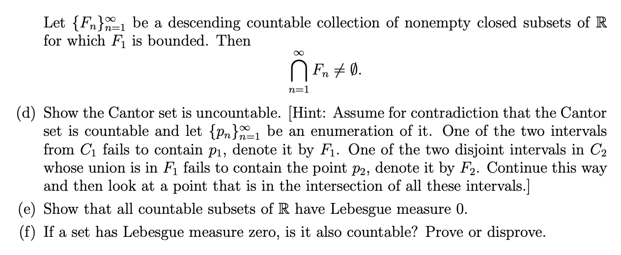 Solved k=1 P2) We now define the Cantor-Lebesgue function 0. | Chegg.com