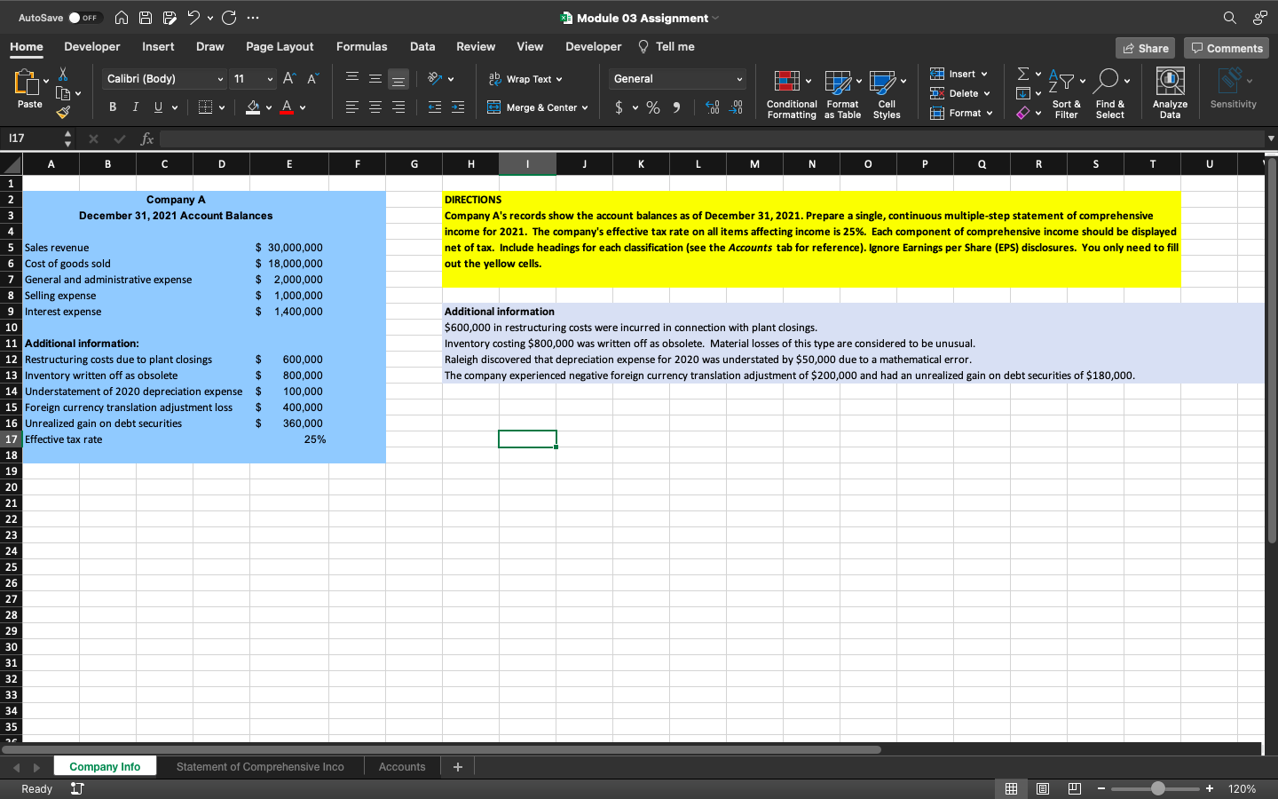 Solved AutoSave OFF A @ ayu... Module 03 Assignment Q go | Chegg.com
