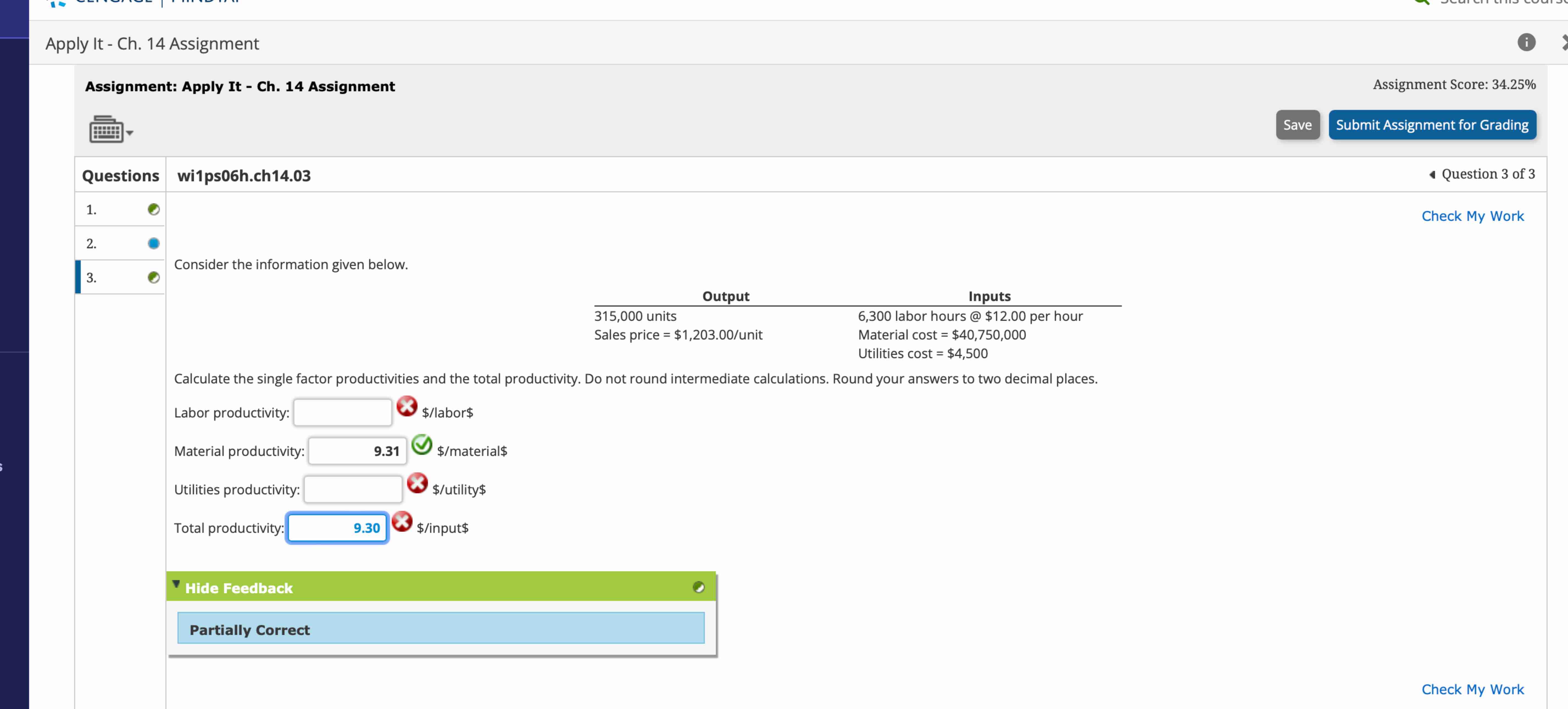 Solved Calculate the single factor productivities and the | Chegg.com