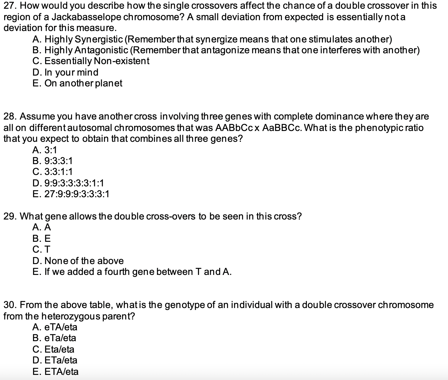 Solved Section III. A researcher is studying the genetic | Chegg.com