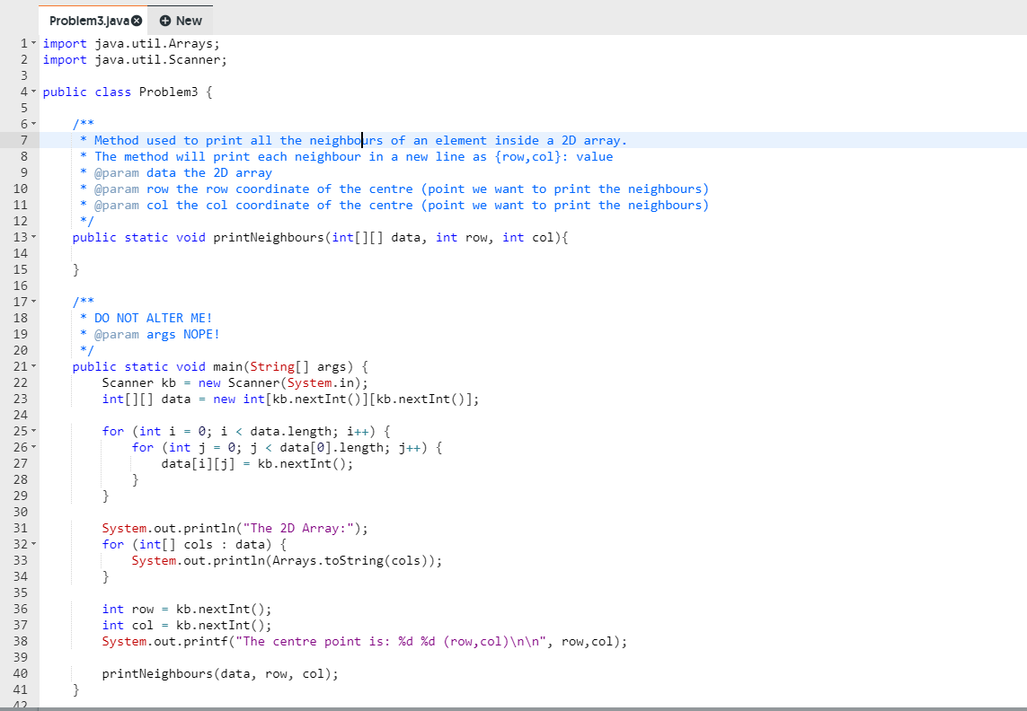 Solved In this last problem, you will implement a method to | Chegg.com