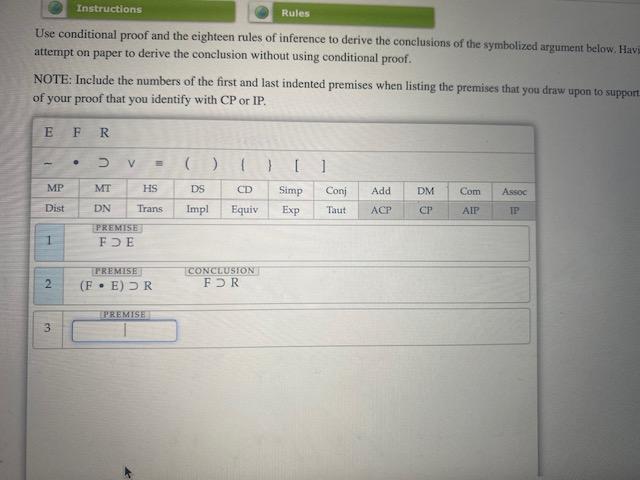 Solved Instructions Rules Use the first thirteen rules of | Chegg.com