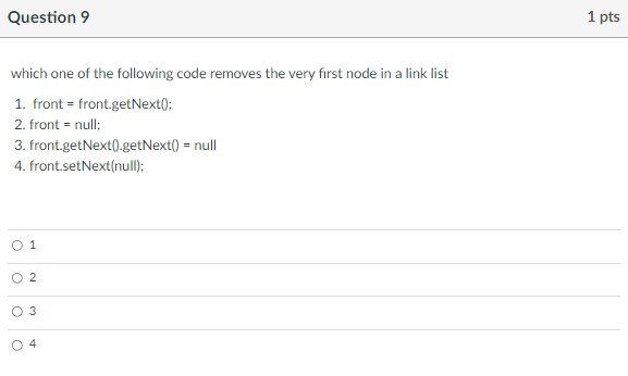 Solved Question 8 1 pts The method add that adds a node at a | Chegg.com
