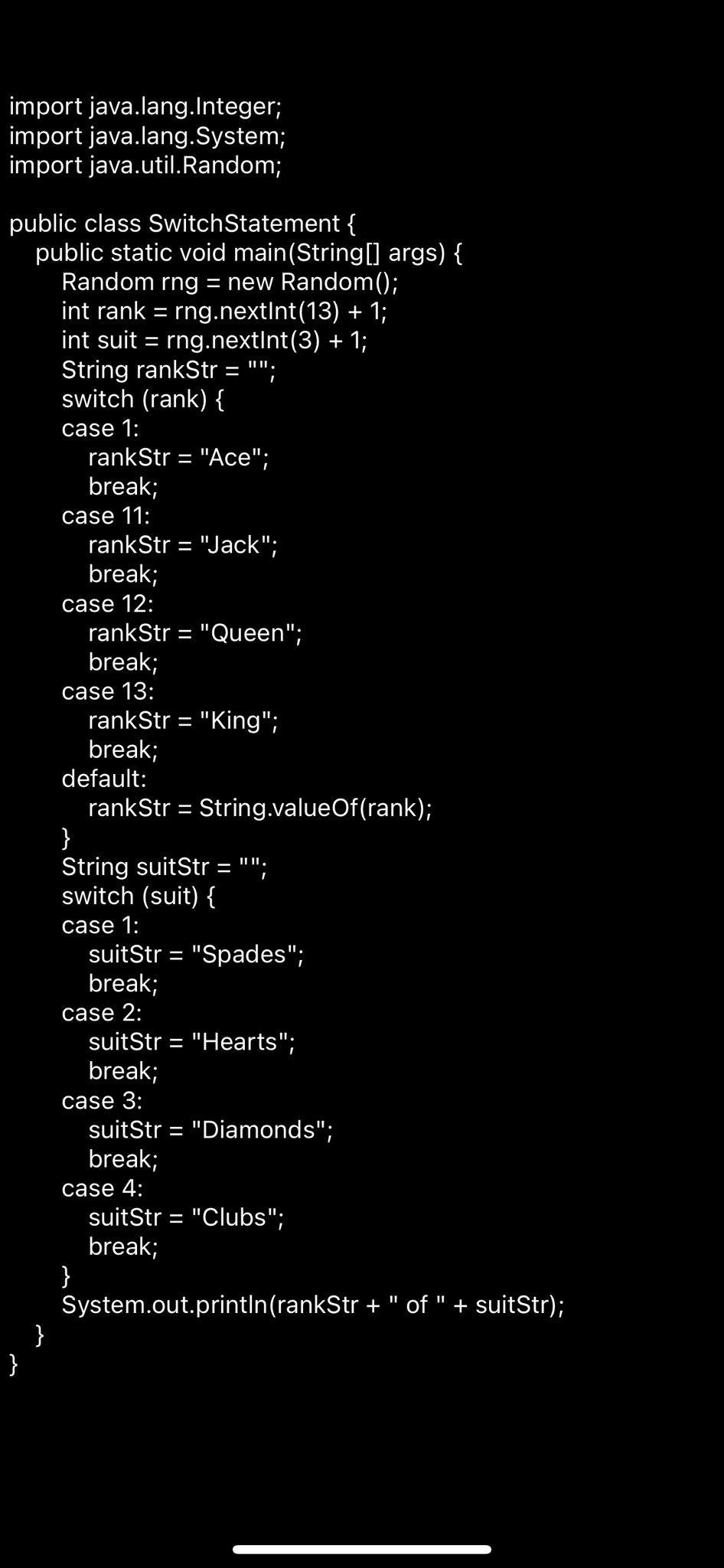 import java.lang.Integer; import java.lang.System; | Chegg.com
