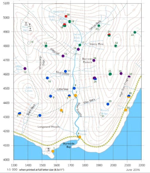 Solved Create a geological map using the following base map | Chegg.com