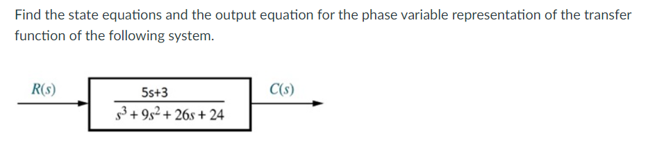 Solved Find the state equations and the output equation for | Chegg.com