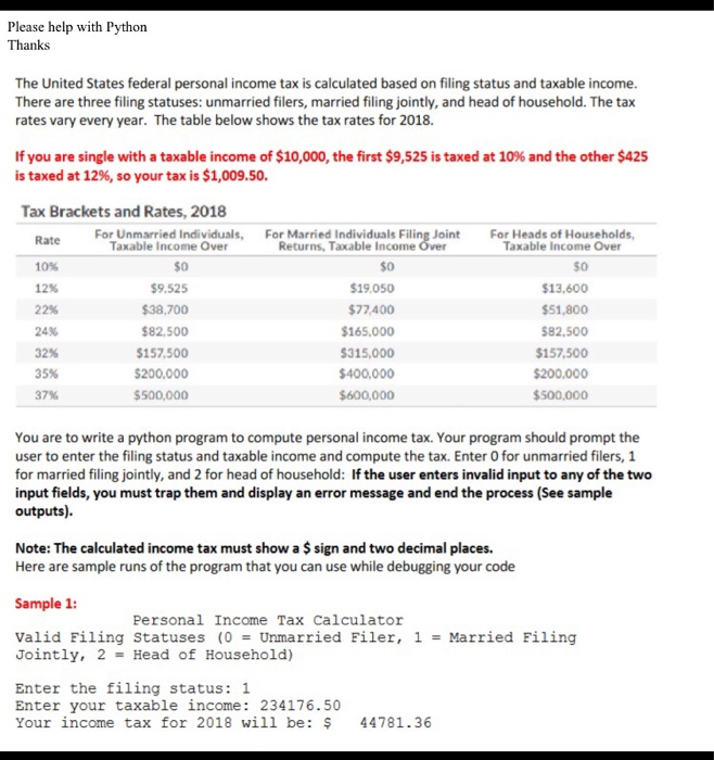 Solved Please help with Python Thanks The United States | Chegg.com