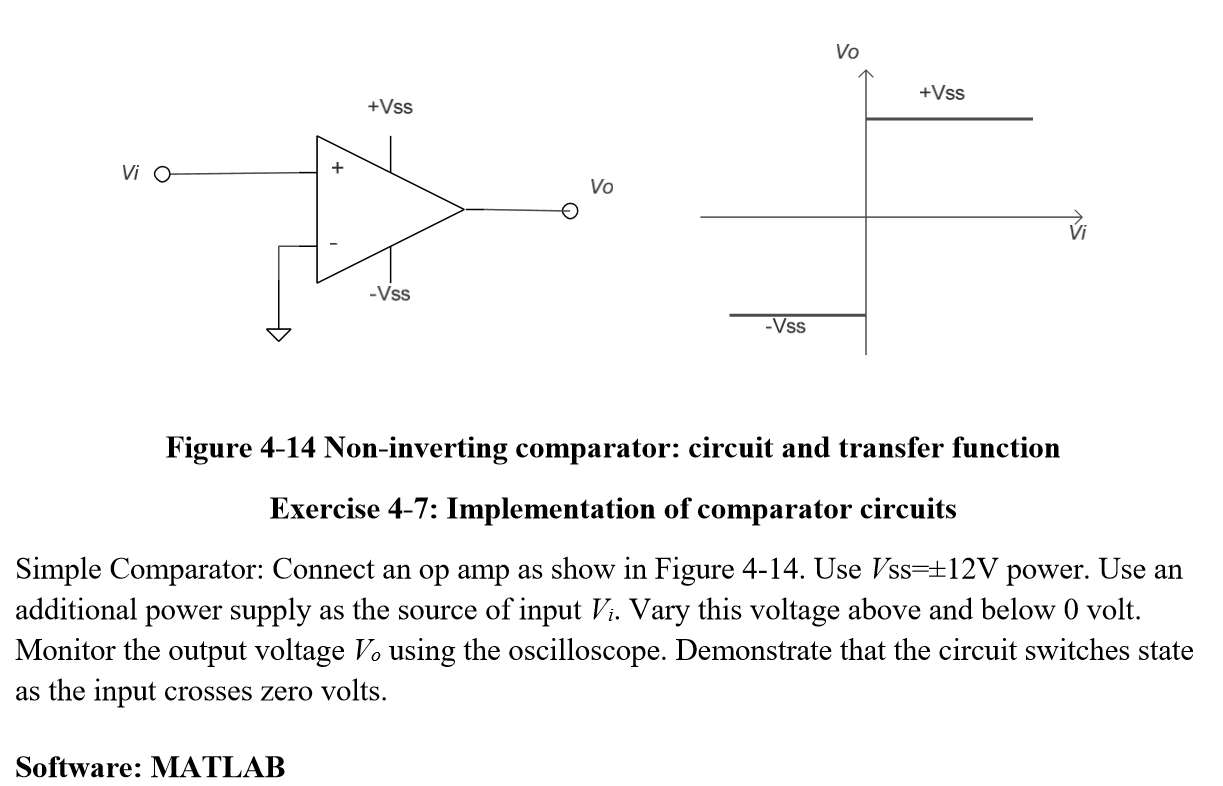 Solved Vo +Vss +Vss Vi o Vo -Vss -Vss Figure 4-14 | Chegg.com