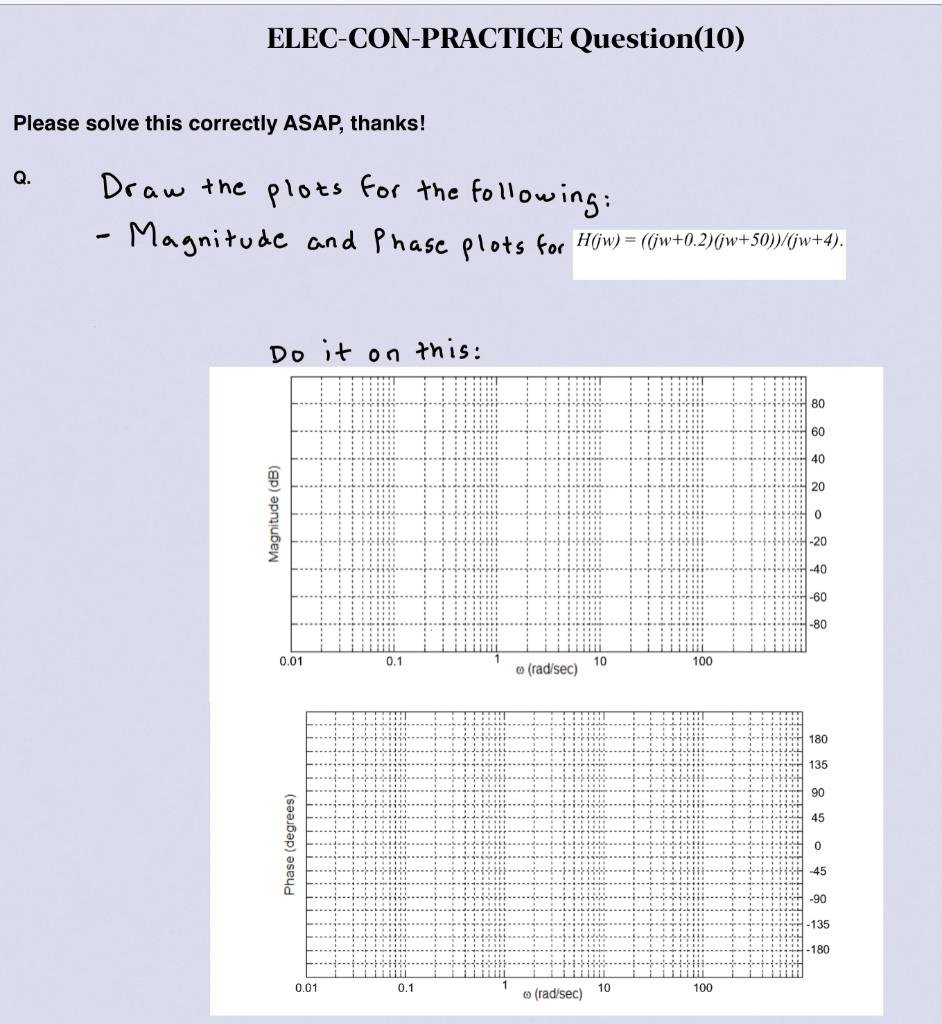 Solved Elec Con Practice Question10 Please Solve This 