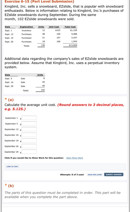 Solved Exercise 6-14 Part Level Submission) Flounder Corp. | Chegg.com