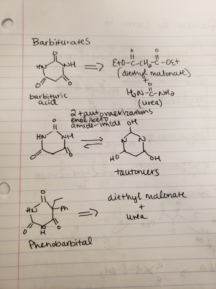 Solved Stepwise mechanism: for Synthesis of Phenobarbital | Chegg.com