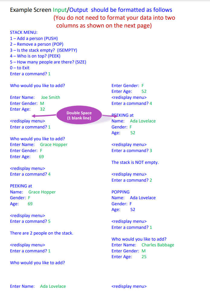 Solved Ldb H Implementing a Stack Write a program that | Chegg.com