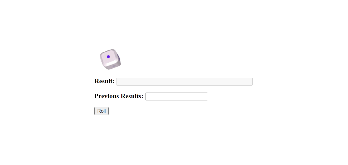Solved Write a JavaScript program to show a graphical dice | Chegg.com