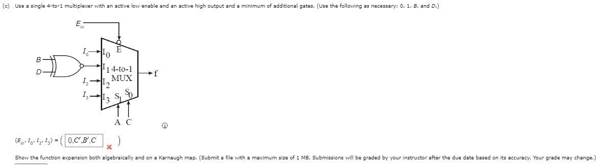 Solved Realize the function F(A, B, C, D) = A'C' + A'B'D + | Chegg.com