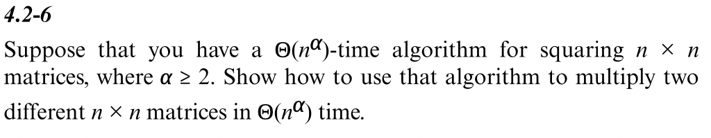 Solved Suppose that you have a Θ(nα)-time algorithm for | Chegg.com