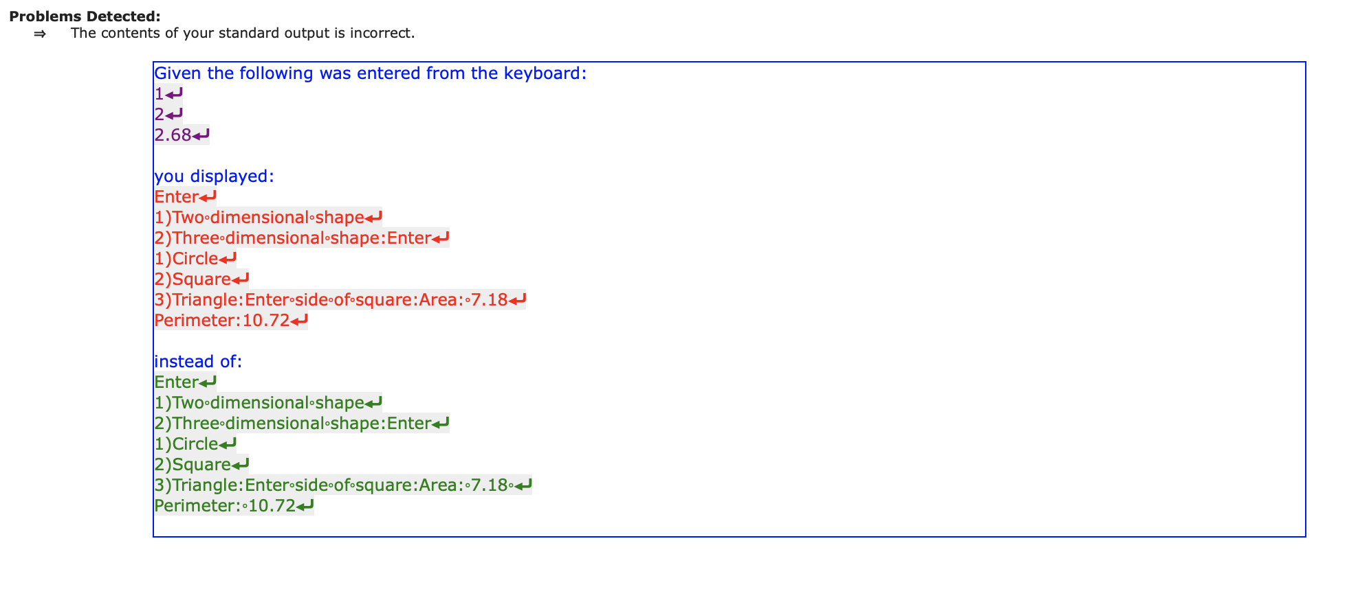 Solved Implement The Shape Hierarchy Create An Abstract