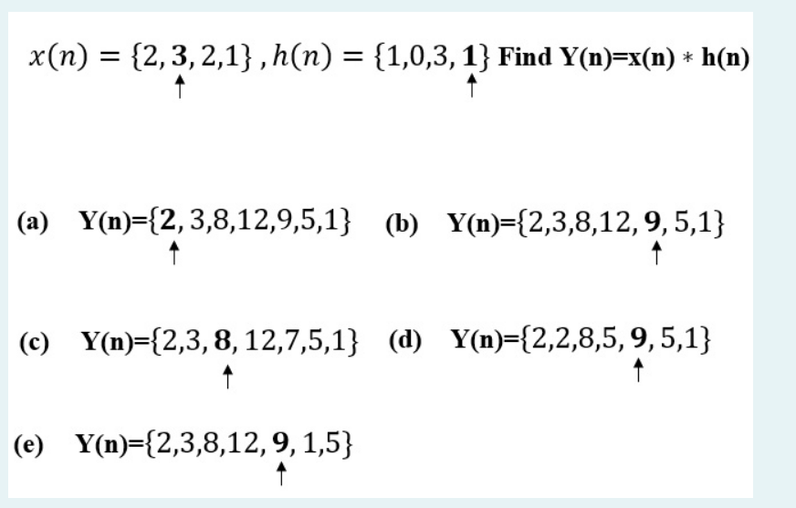 Solved Signals and Systems Kindly find the answer and choose | Chegg.com