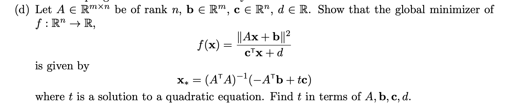 All problems below should be solved as unconstrained | Chegg.com