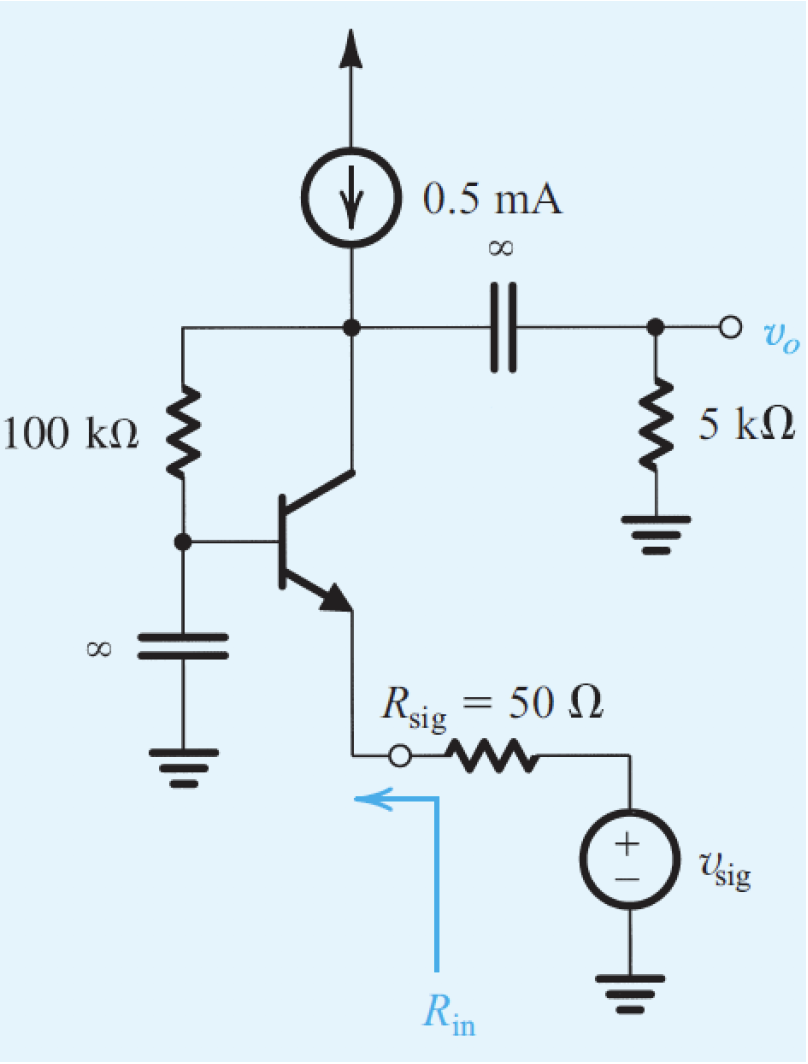 Solved For this circuit, calculate the voltage gain and | Chegg.com