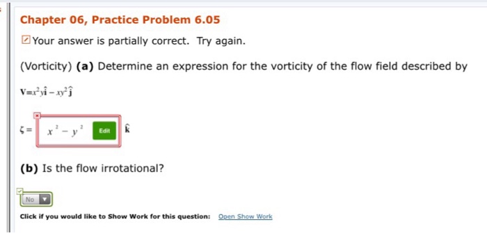 Solved (a) Determine an expression for the vorticity of the | Chegg.com