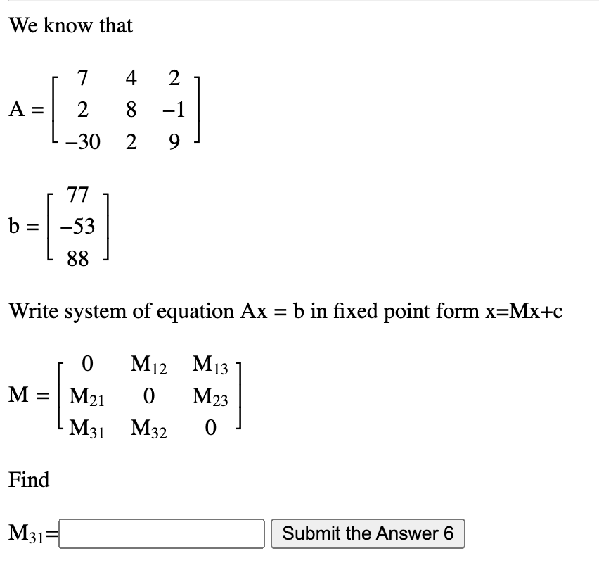 Solved We know that \\[ \\begin{array}{l} | Chegg.com