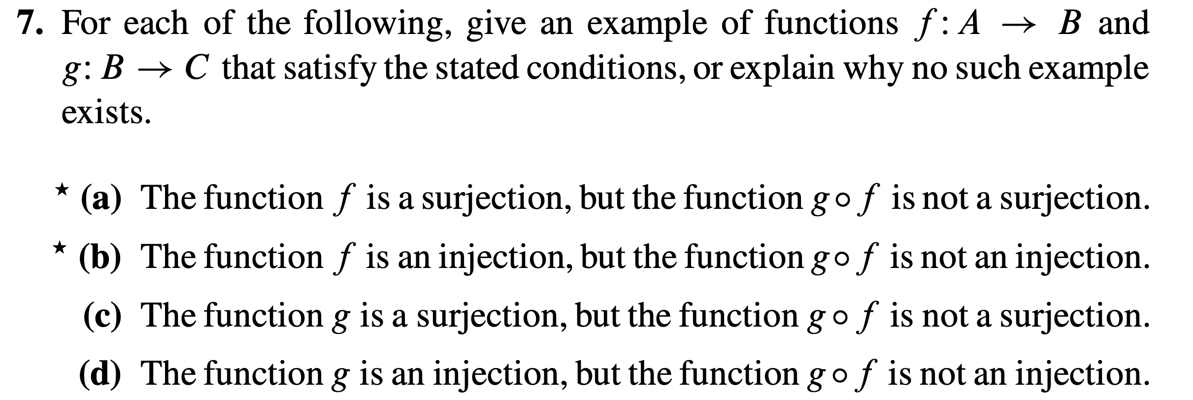 Solved Create examples of arrow diagrams of functions | Chegg.com