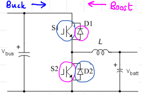 Solved The below circuit can be used as a buck converter for | Chegg.com