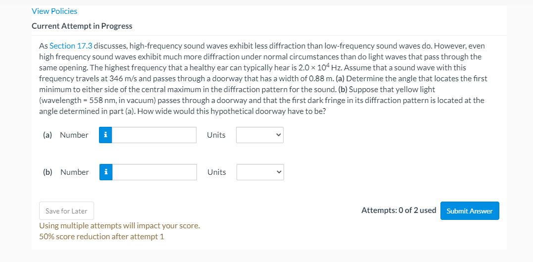 Solved View Policies Current Attempt in Progress As Section | Chegg.com