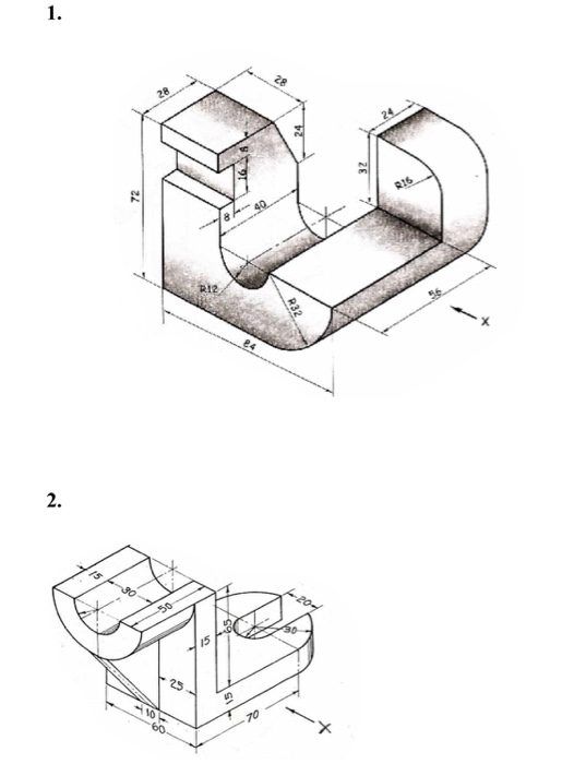 Solved Draw the Front view , top view and LHSV or RHSV. | Chegg.com