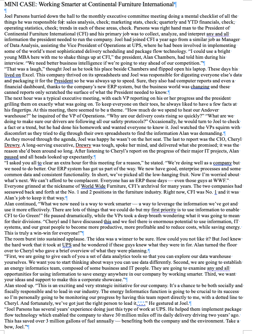 Solved Discussion Questions 1. Why was Joel’s team | Chegg.com