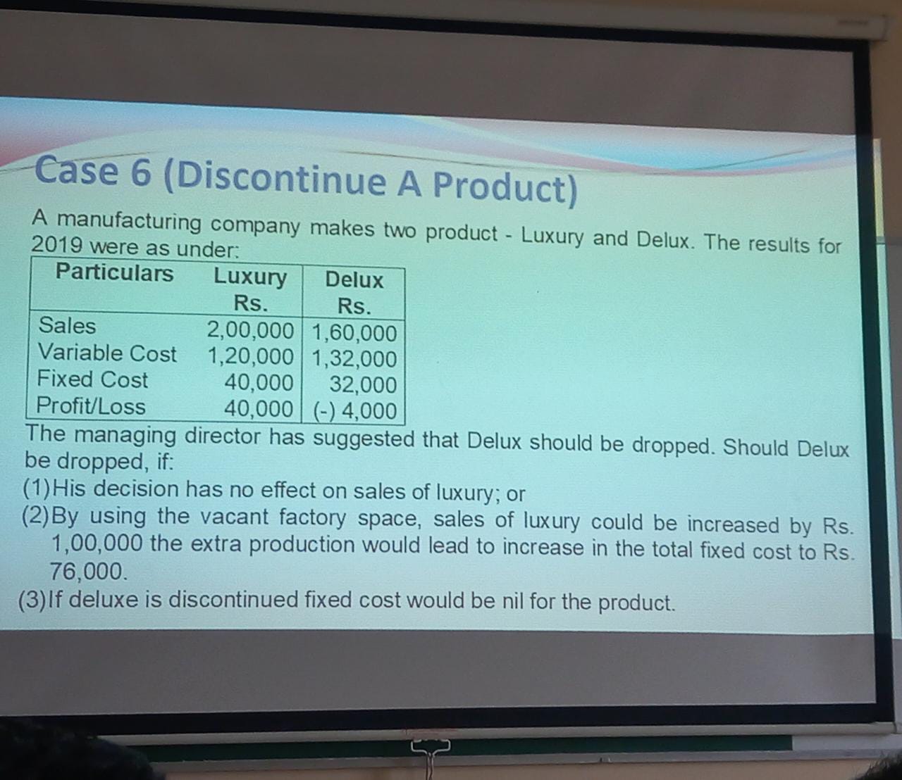 Solved \r\nAccept or Reject Decisions The cost sheet of a | Chegg.com