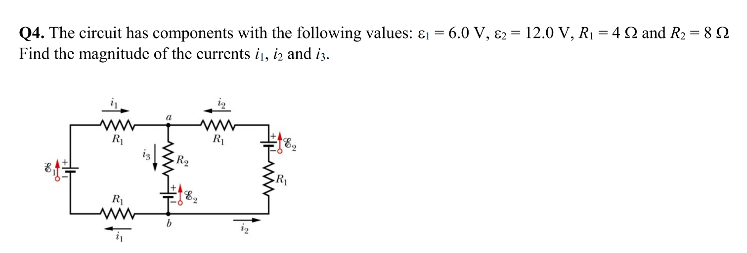 Solved The circuit has components with the following values: | Chegg.com