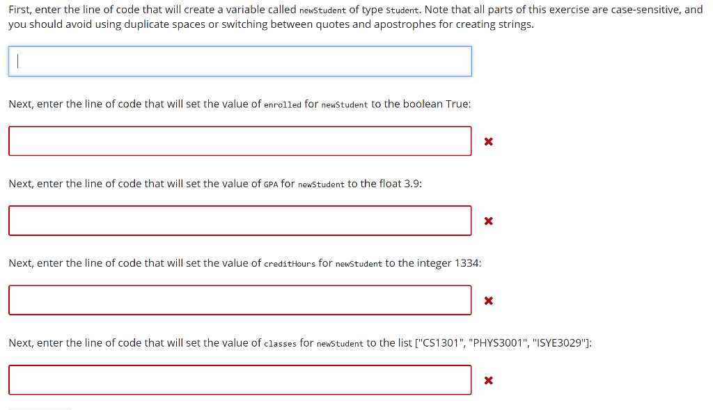 Solved 5.1.2 Exercise 2 0/5 points (graded) 1| class | Chegg.com