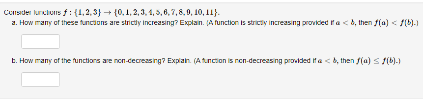 Solved Consider functions | Chegg.com
