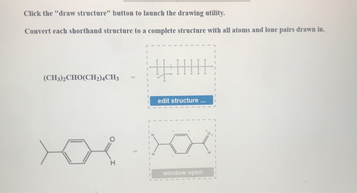 Solved Click the "draw structure" button to launch the | Chegg.com