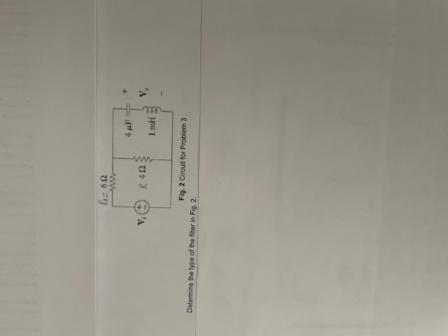 Solved Fig. 2 Circuit for Problem 3Determine the type of | Chegg.com Solved Fig. 2 Circuit for Problem 3Determine the type of | Chegg.com