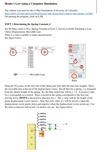 Solved: Https://phet.colorado.edu/sims/html/masses-and-spr... | Chegg.com