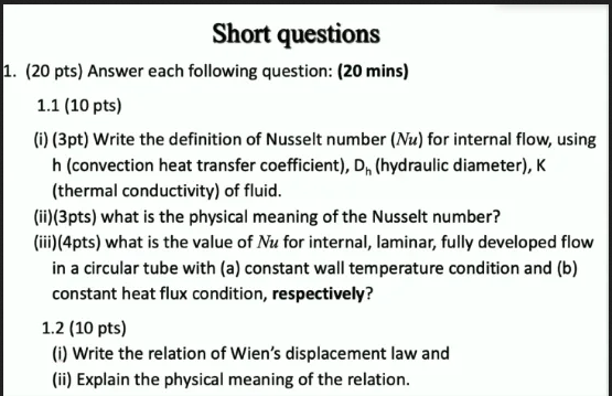 Solved Short questions 1. (20 pts) Answer each following | Chegg.com Solved Short questions 1. (20 pts) Answer each following | Chegg.com