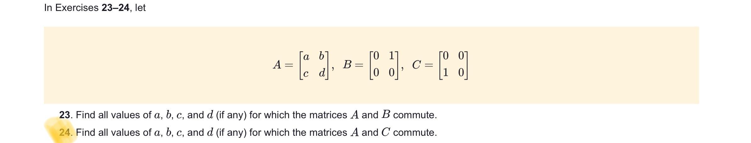 Solved In Exercises 23–24, let A-[2].-C].c-[ 23. Find all | Chegg.com