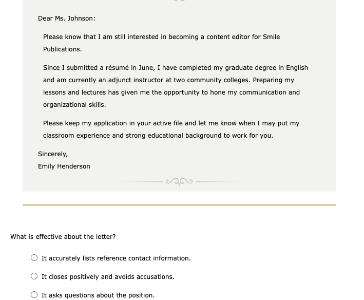 Solved 5. Preparing Additional Employment Documents You | Chegg.com