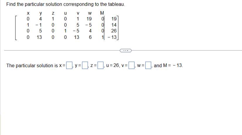 Solved Find the particular solution corresponding to the | Chegg.com