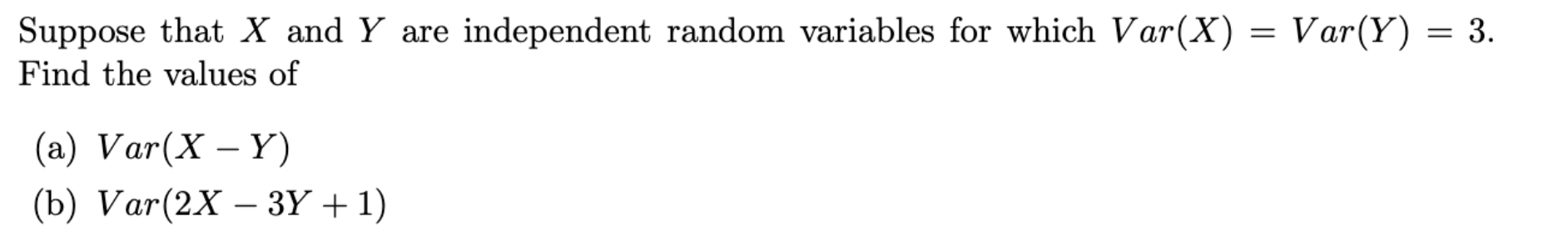 Solved Suppose that X and Y are independent random variables | Chegg.com