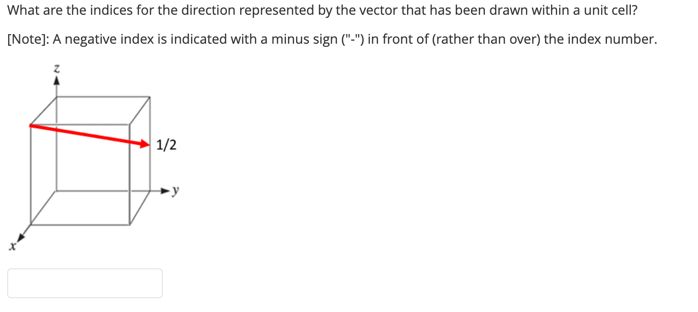 Solved What are the indices for the direction represented by | Chegg.com