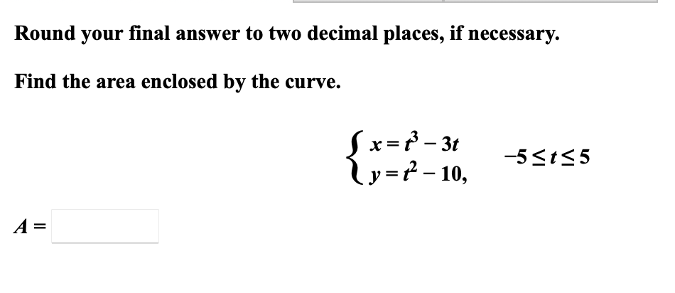 Solved Round your final answer to two decimal places, if | Chegg.com