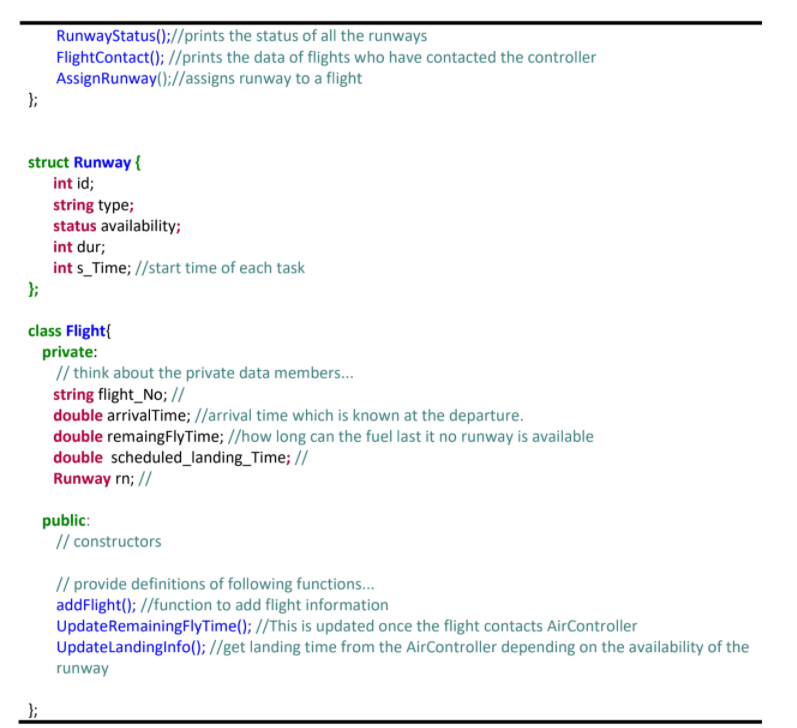 Solved Question 6: Plane Landing problem - Plane landing is | Chegg.com