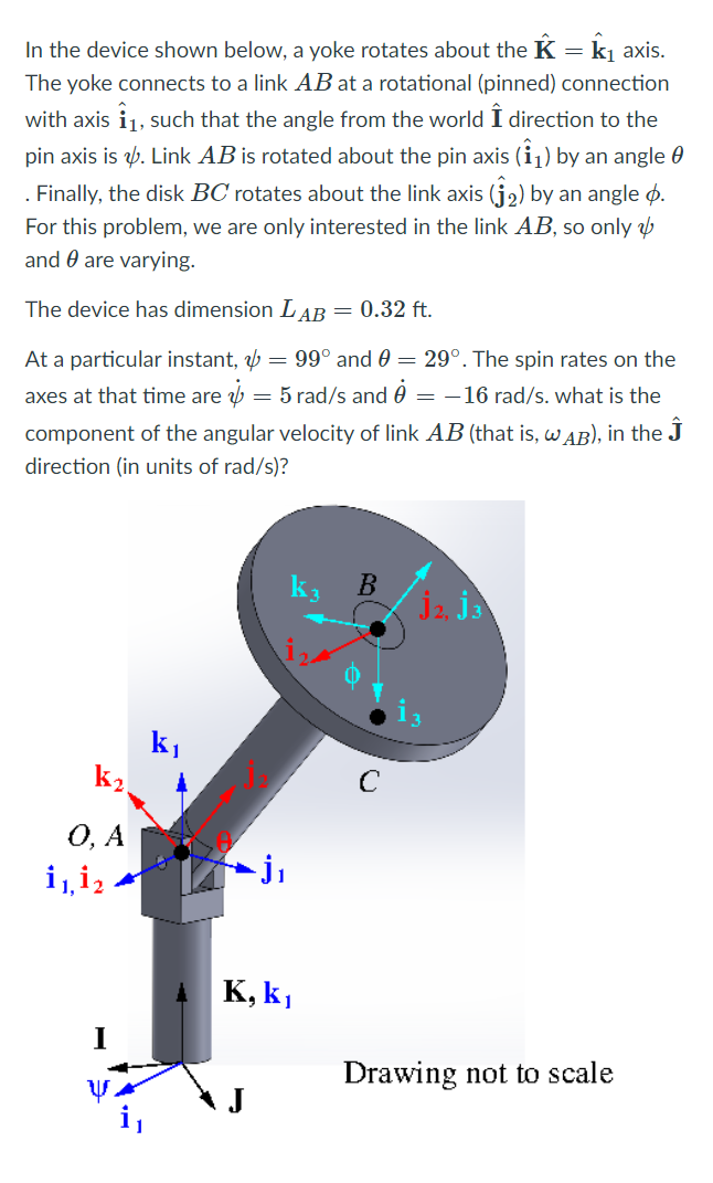 Solved In the device shown below, a yoke rotates about the Ñ | Chegg.com
